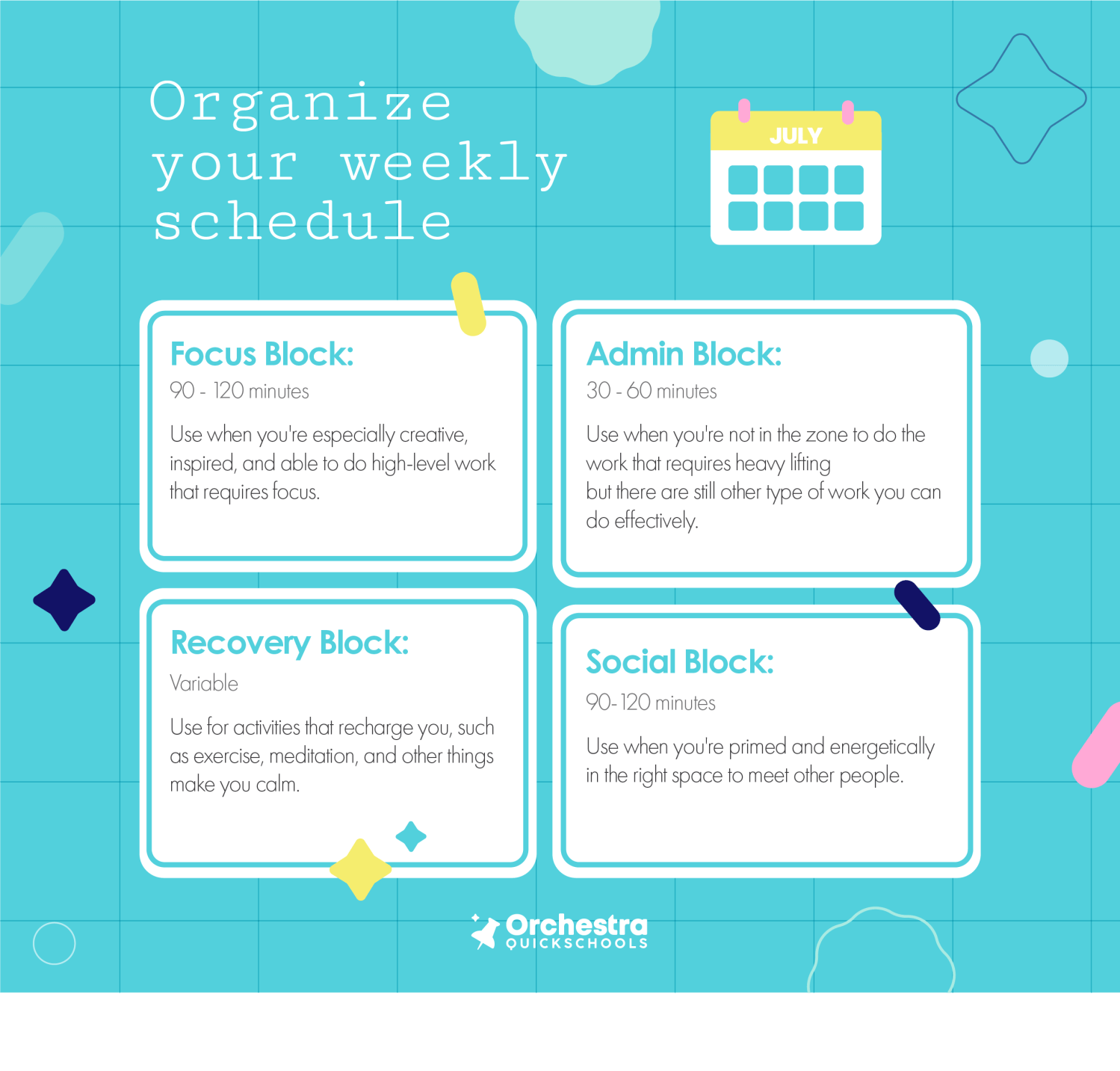 Organizing your daily schedule: how to manage time effectively – Blog