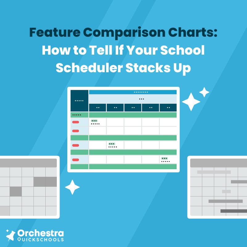 Feature Comparison Charts How To Tell If Your School Scheduler Stacks